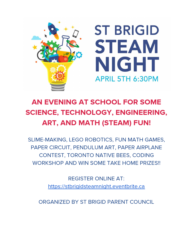 STEAM Fair | St. Brigid CSPC